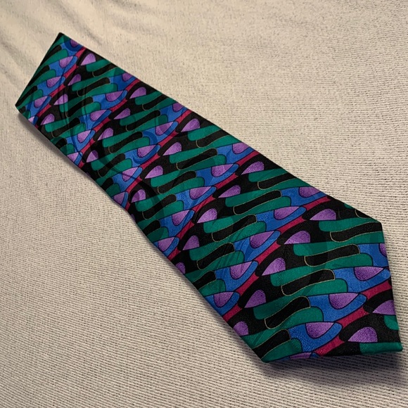 Givenchy | Accessories | All Silk Givenchy Green Tie | Poshmark